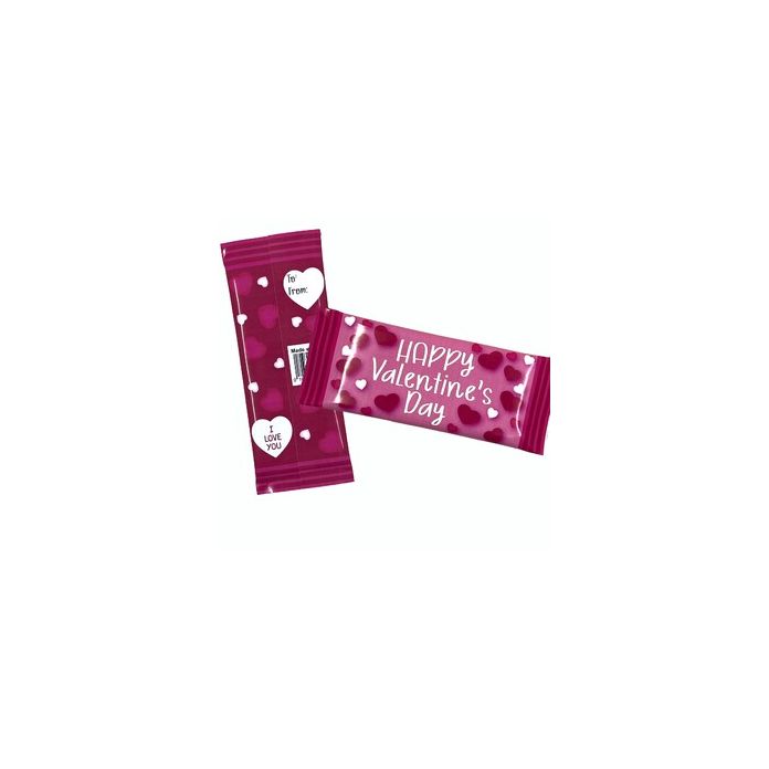 Valentine's Day Heart Candy Bar Wrapper Size 1