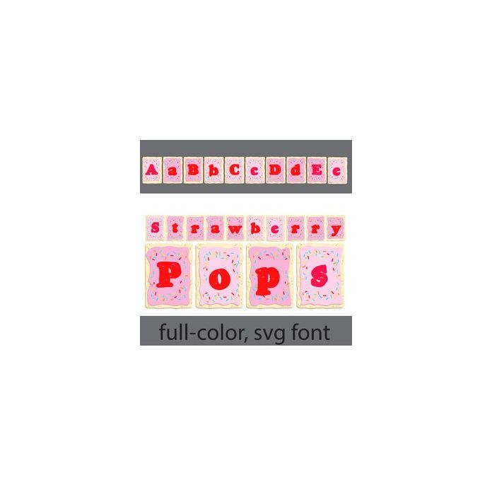 Strawberry Pops Color Font