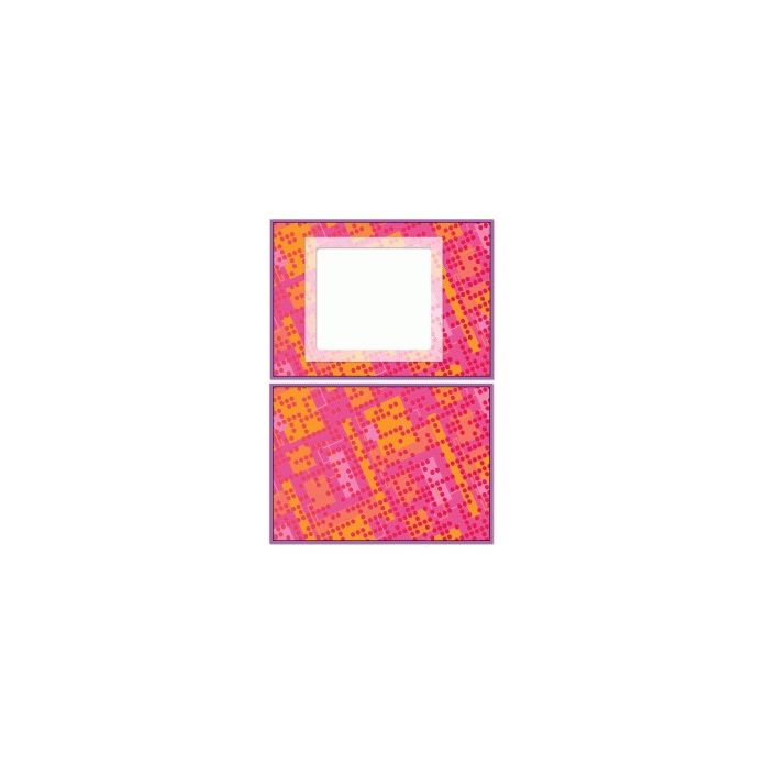 geometric album front & back cover