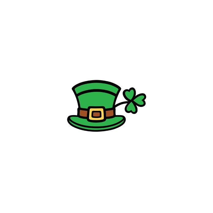 Leprechaun hat with Shamrock