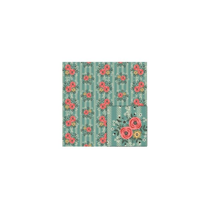 Spring Shabby Chic Background Pattern - Spring Flowers #1