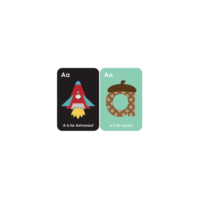 letter 'a' flashcard