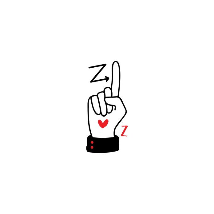 American Sign Language Z