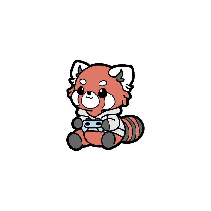 red panda gamer