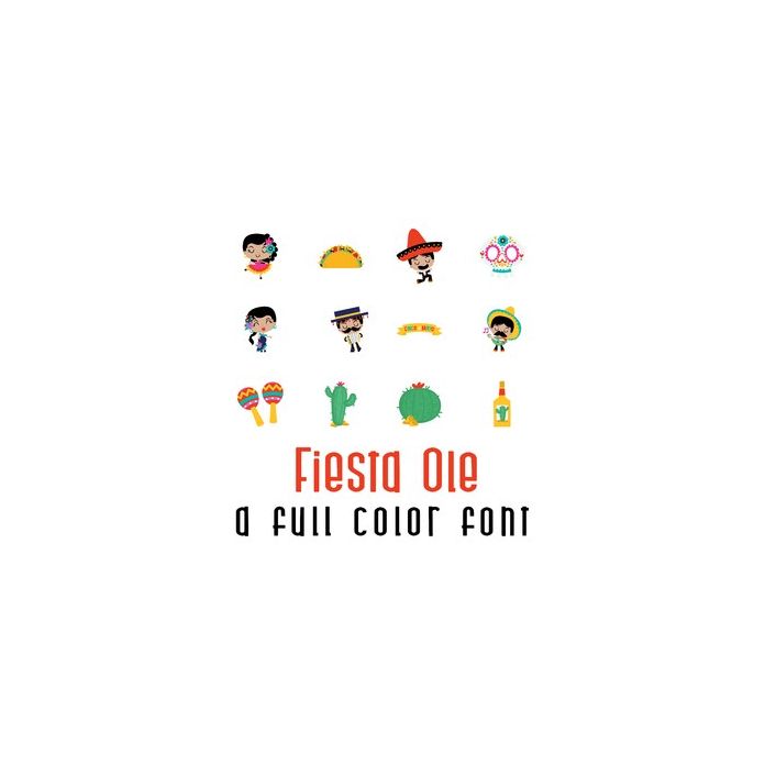Fiesta Ole Full Color Font