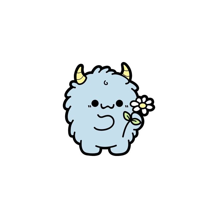 cute spring monster