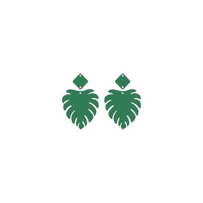 Monstera Earrings