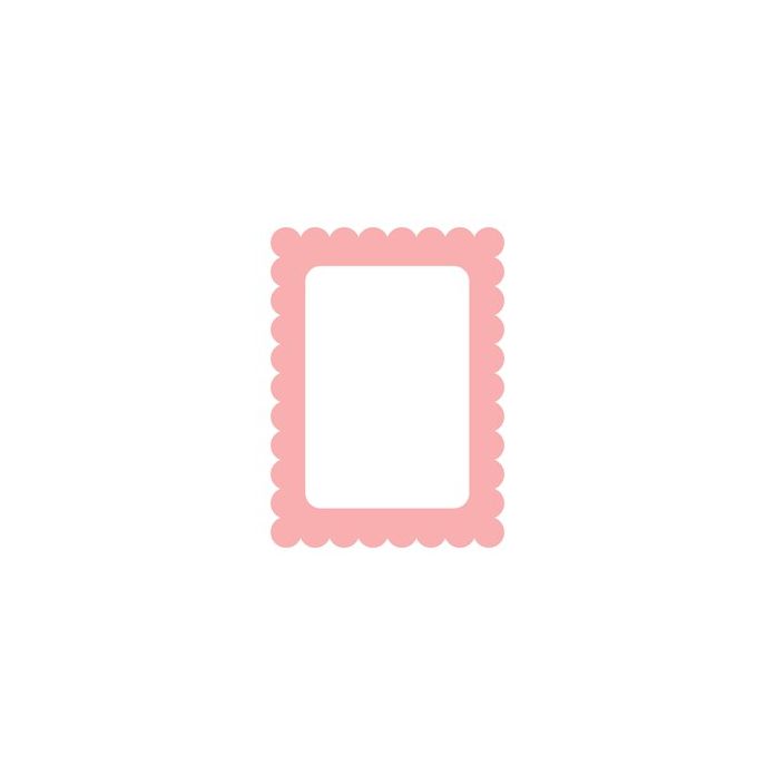 Scallop Rectangle Frame|475799