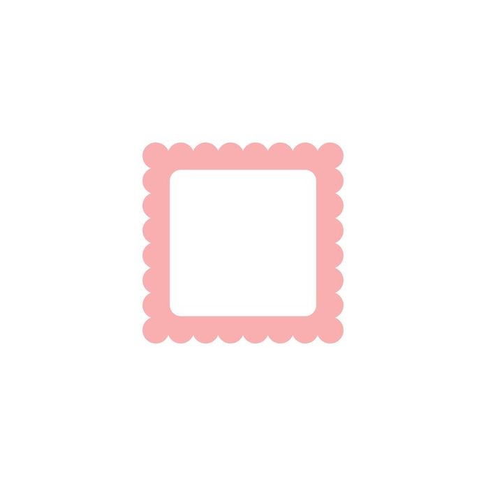 Scallop Square Frame|475803