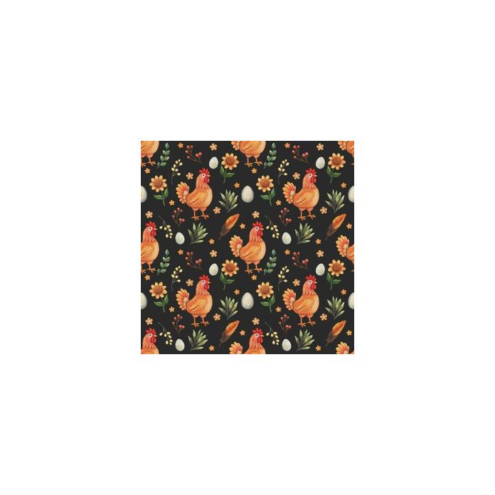 Pattern with a rooster|D-364263