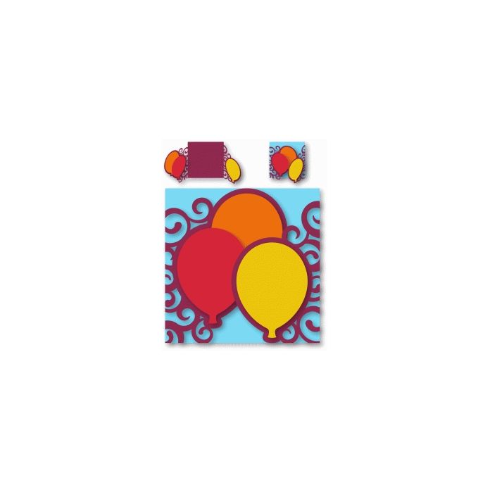tri-fold balloon card