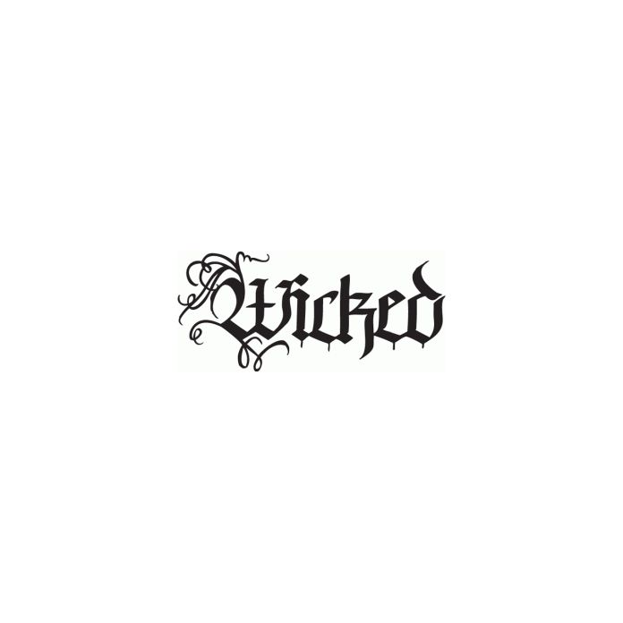 wicked - calligraphy