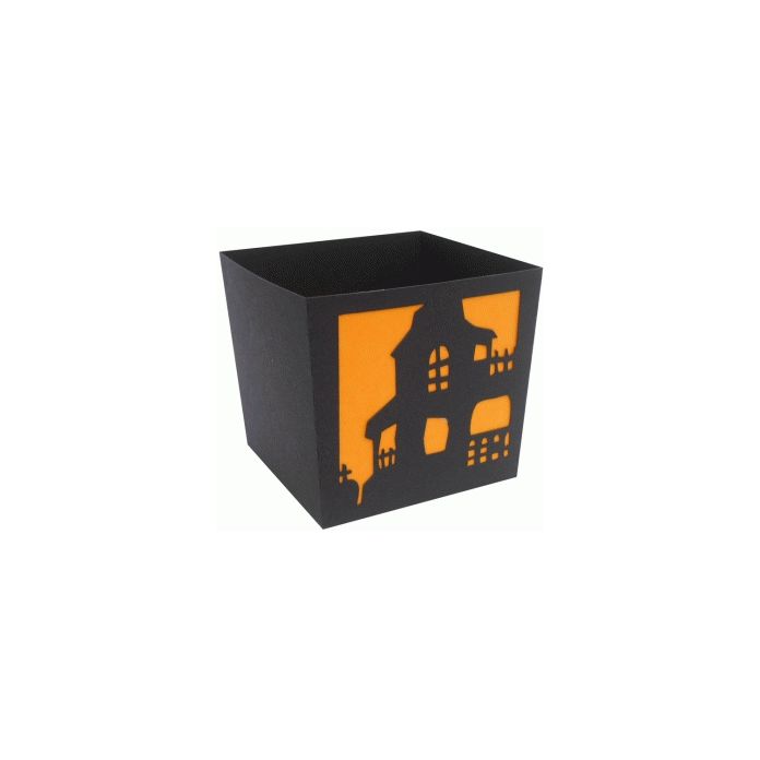 haunted house candy box