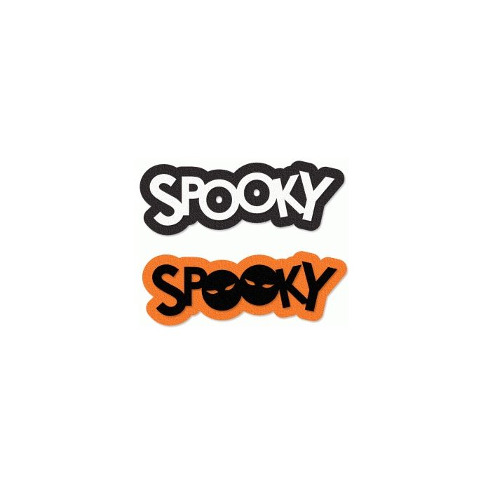 spooky word art