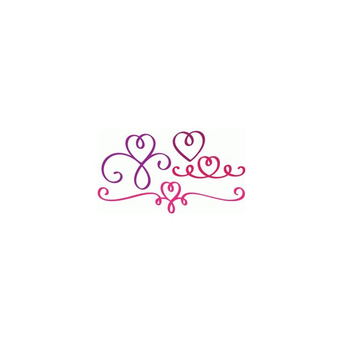 fancy heart flourishes