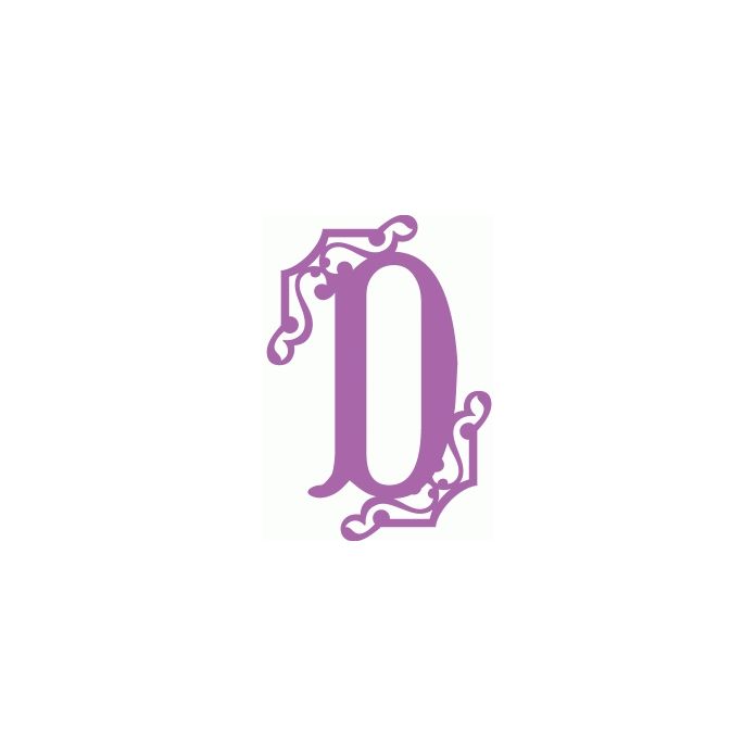 fancy letter d