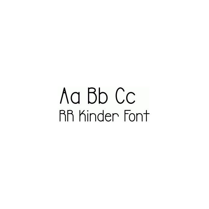 rr kinder font