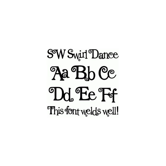 sw swirl dance font