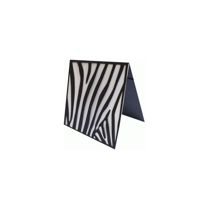 zebra print card
