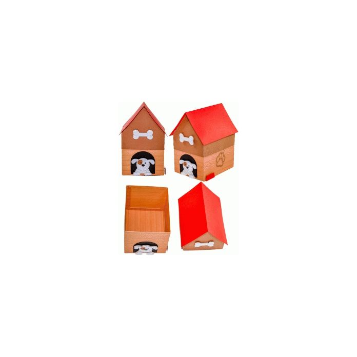 boy dog house box