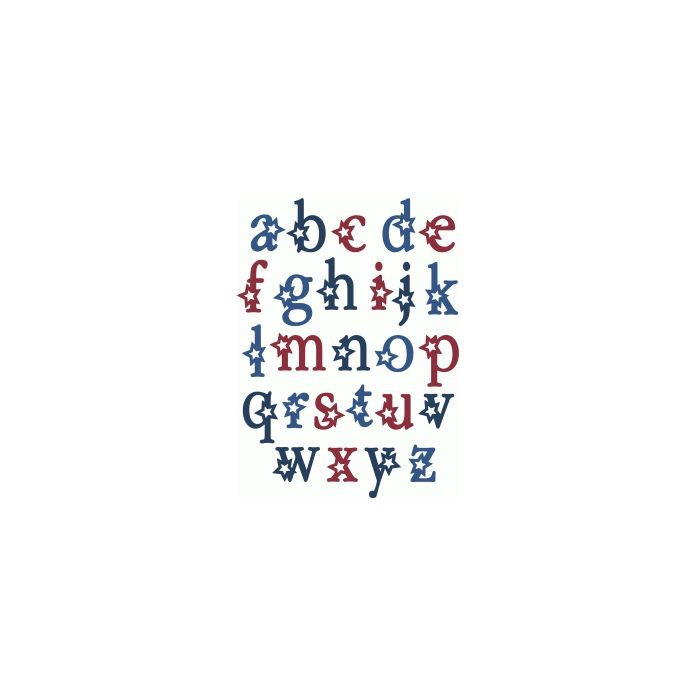 star alphabet- lowercase