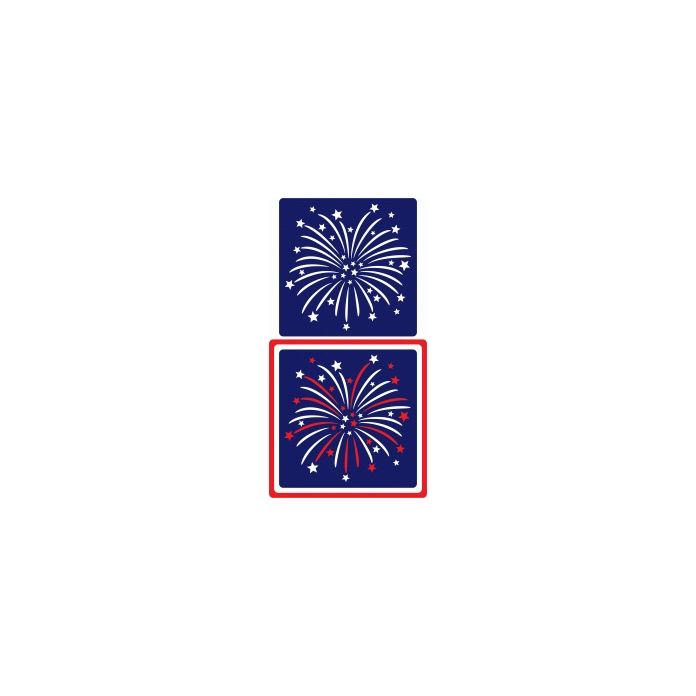 fireworks die cut
