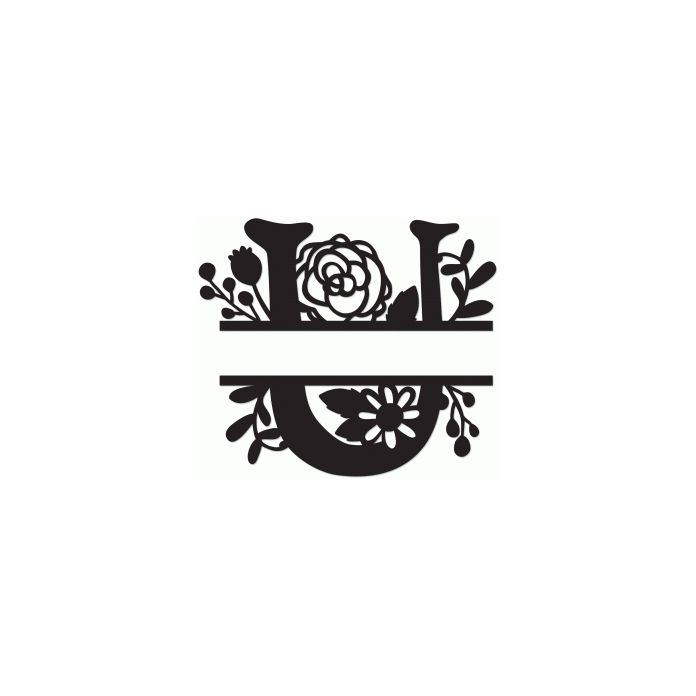 split monogram u