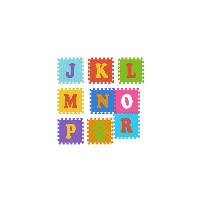 puzzle pieces alphabet j-r