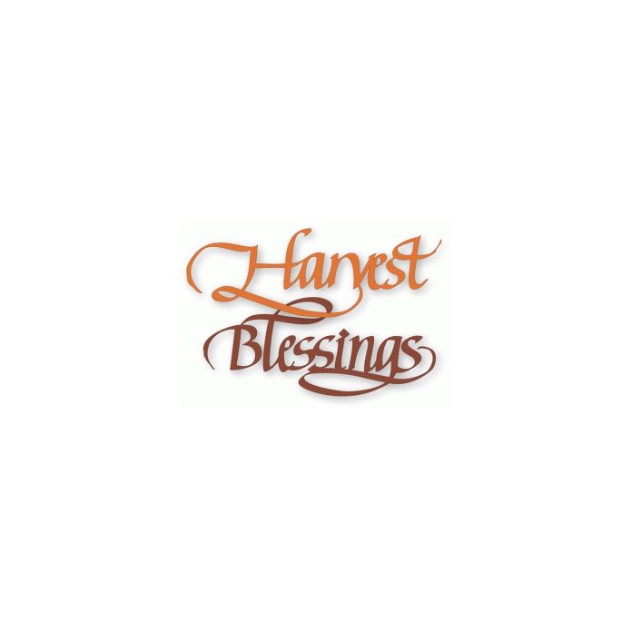 harvest blessings - calligraphy