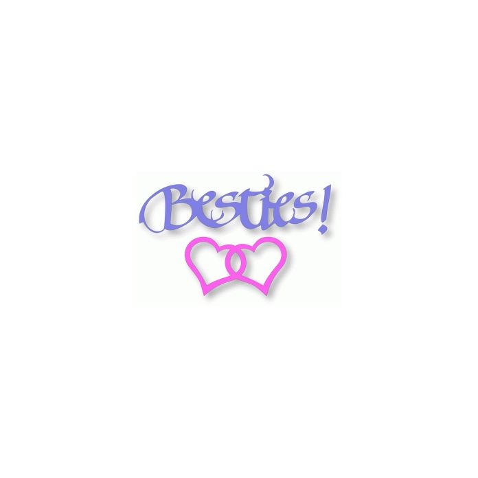 besties - calligraphy