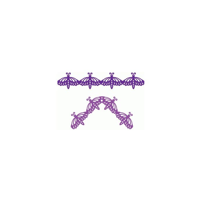 butterfly moth border and corner set