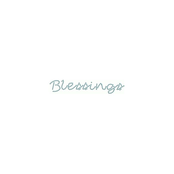 blessings - rhinestone word collection