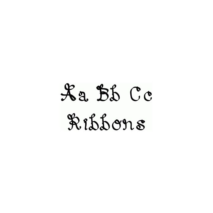 ribbons font
