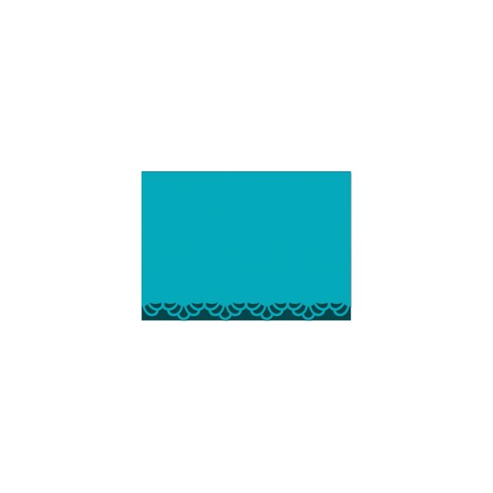 scallop lace border card