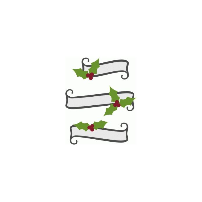 scroll holly banners