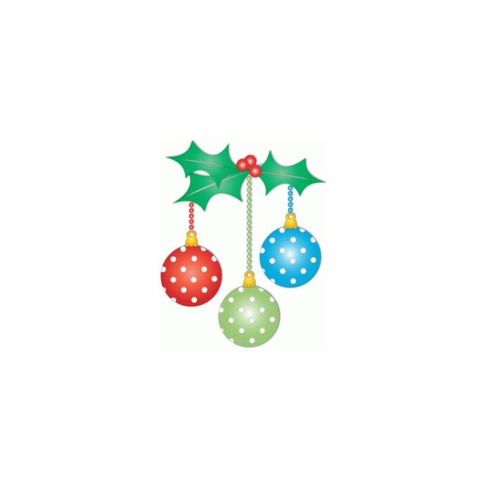 polka dot christmas ornaments