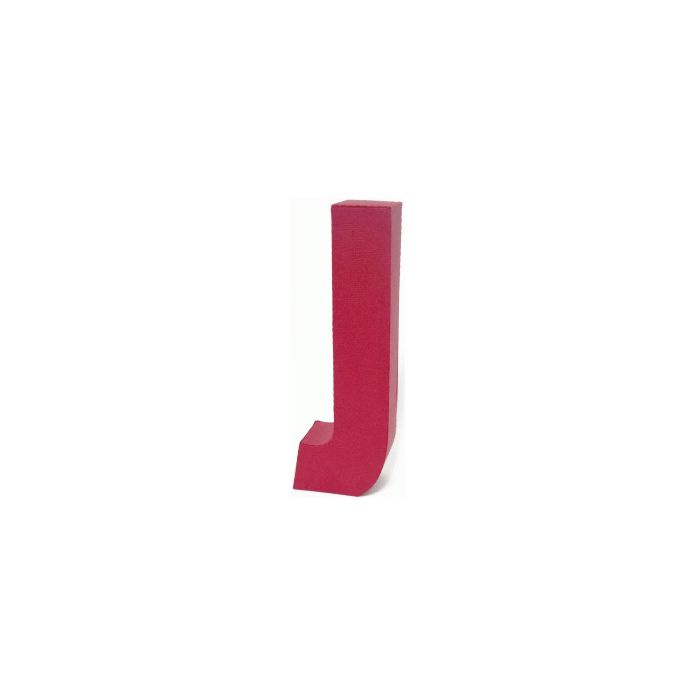 3d lowercase letter block j