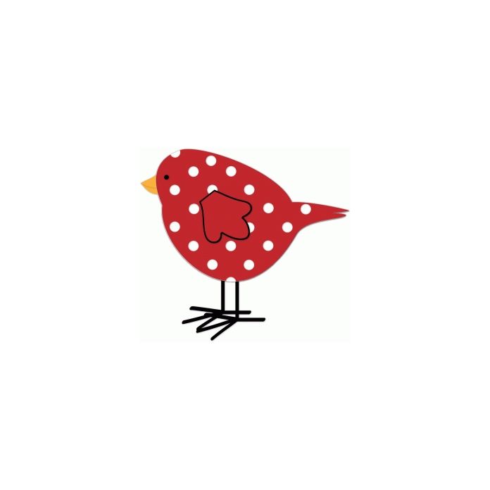 polka dot bird