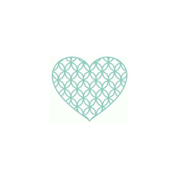 fancy lattice heart