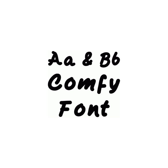 comfy font