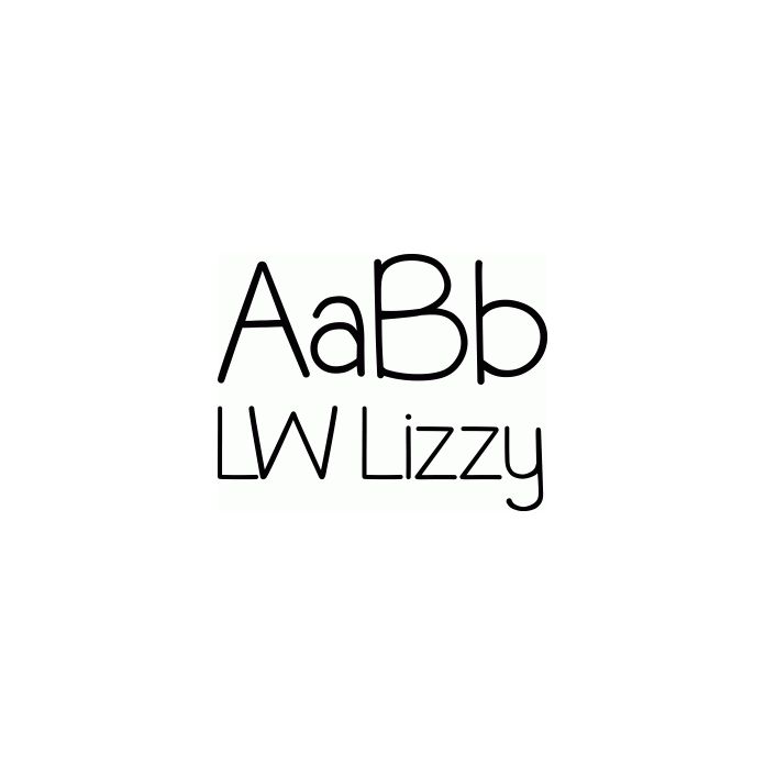 lw lizzy font