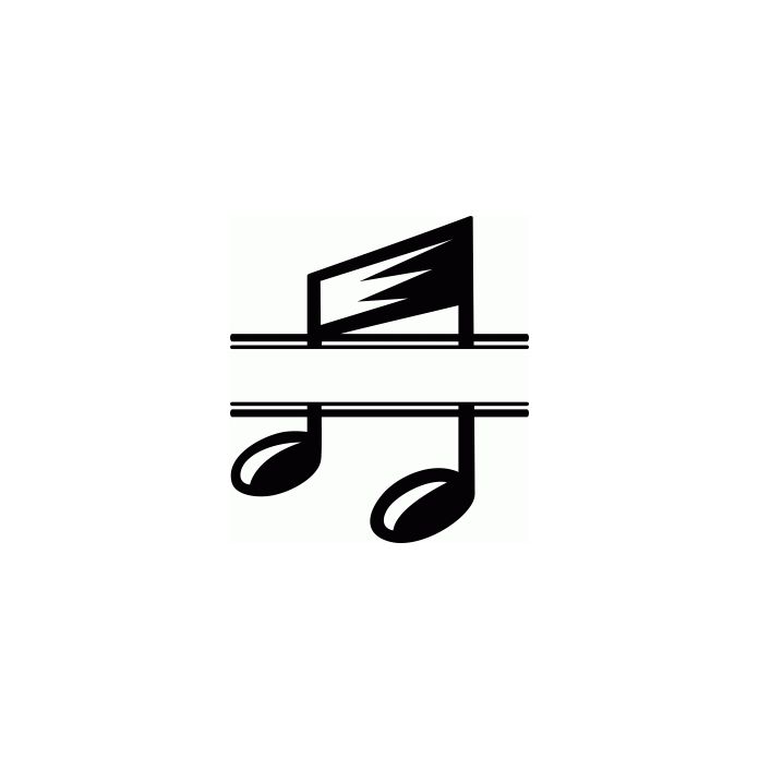 split music note