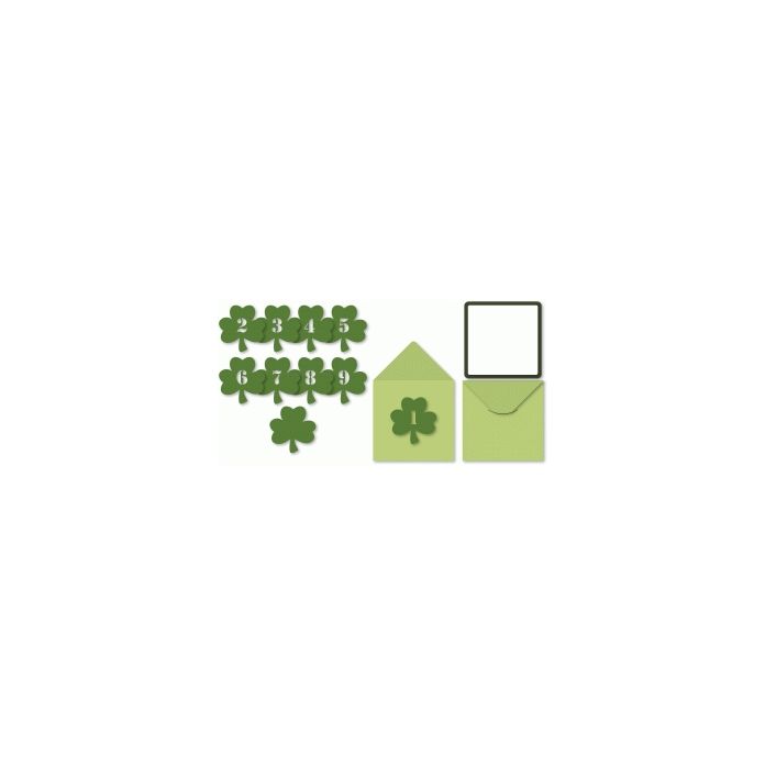 shamrock hunt mini numbered envelopes