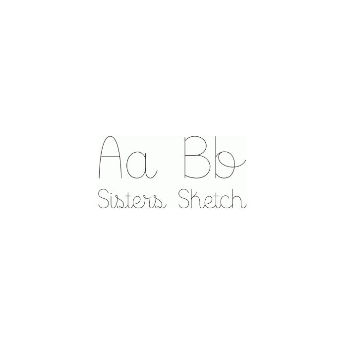 sisters sketch font