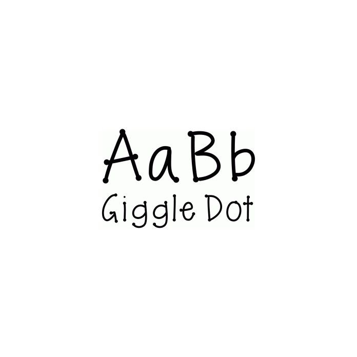 giggle dot font