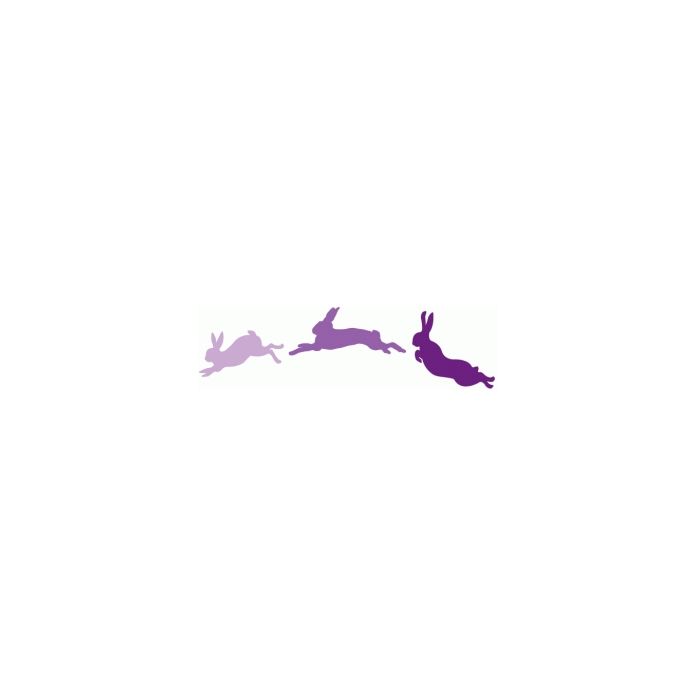 leaping rabbit silhouettes