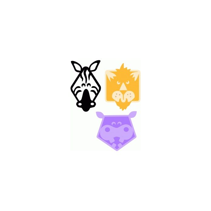 shape animals set