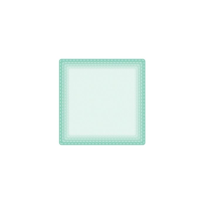 rounded corner stitched squares