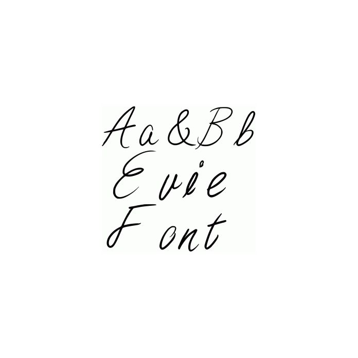 evie font