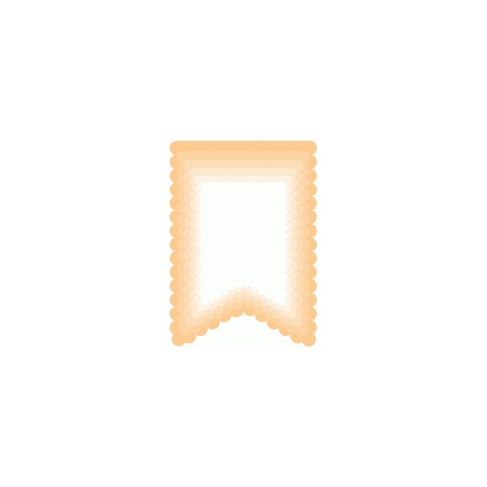 nested scallop banners